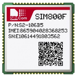 SIM800F SIMCOM - Quad-band GSM/GPRS module 3.4/4.4V - LCC | DENA