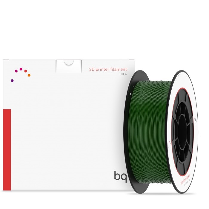 PLA175-P7734C bq - Bobina PLA Premium BQ 1.75 mm - Pantone 7734C Verde ...